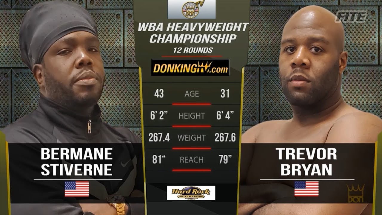 Bermane Stiverne vs Trevor Bryan FULL fight Video WBA 2021