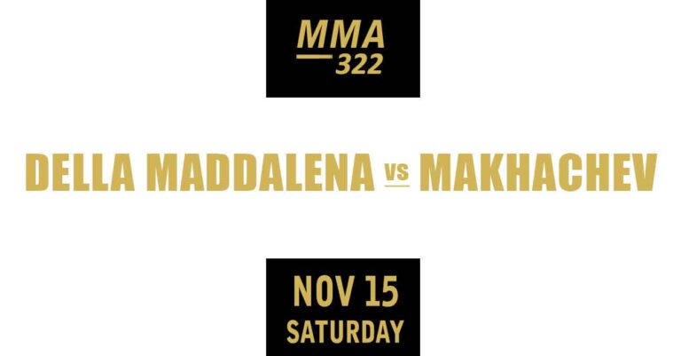 Della Maddalena vs Makhachev Full fight video UFC 322 highlights
